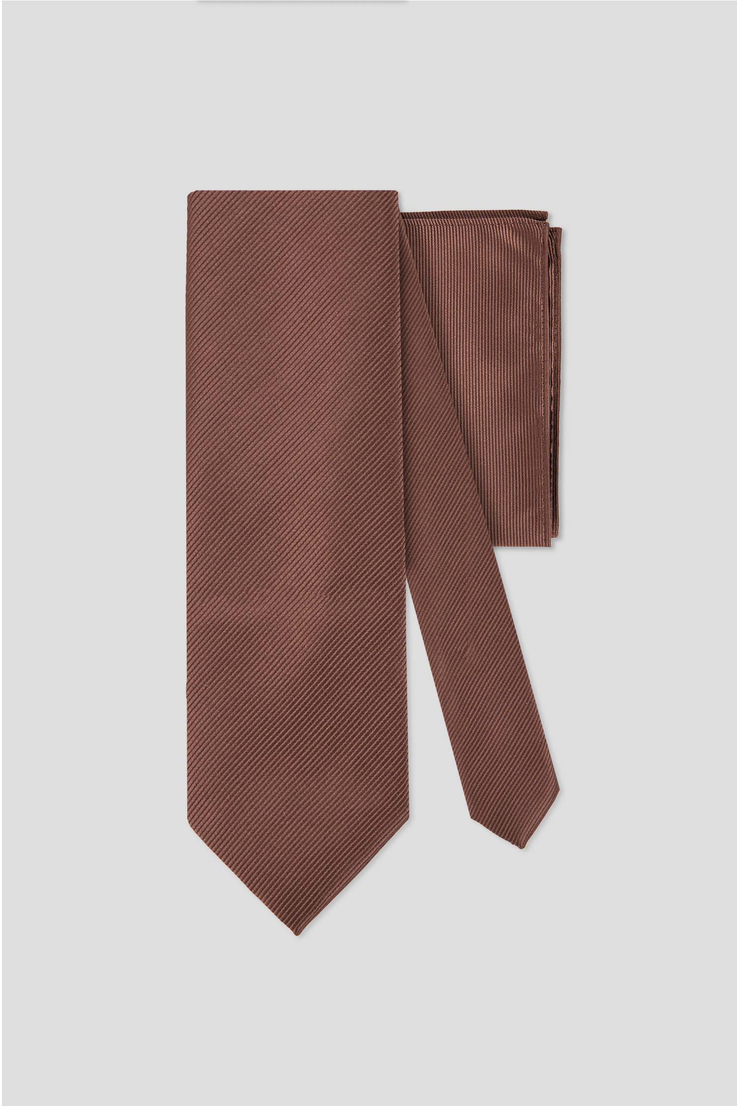 Slips & lommekluds pakke (Brun) – SUIT CLUB